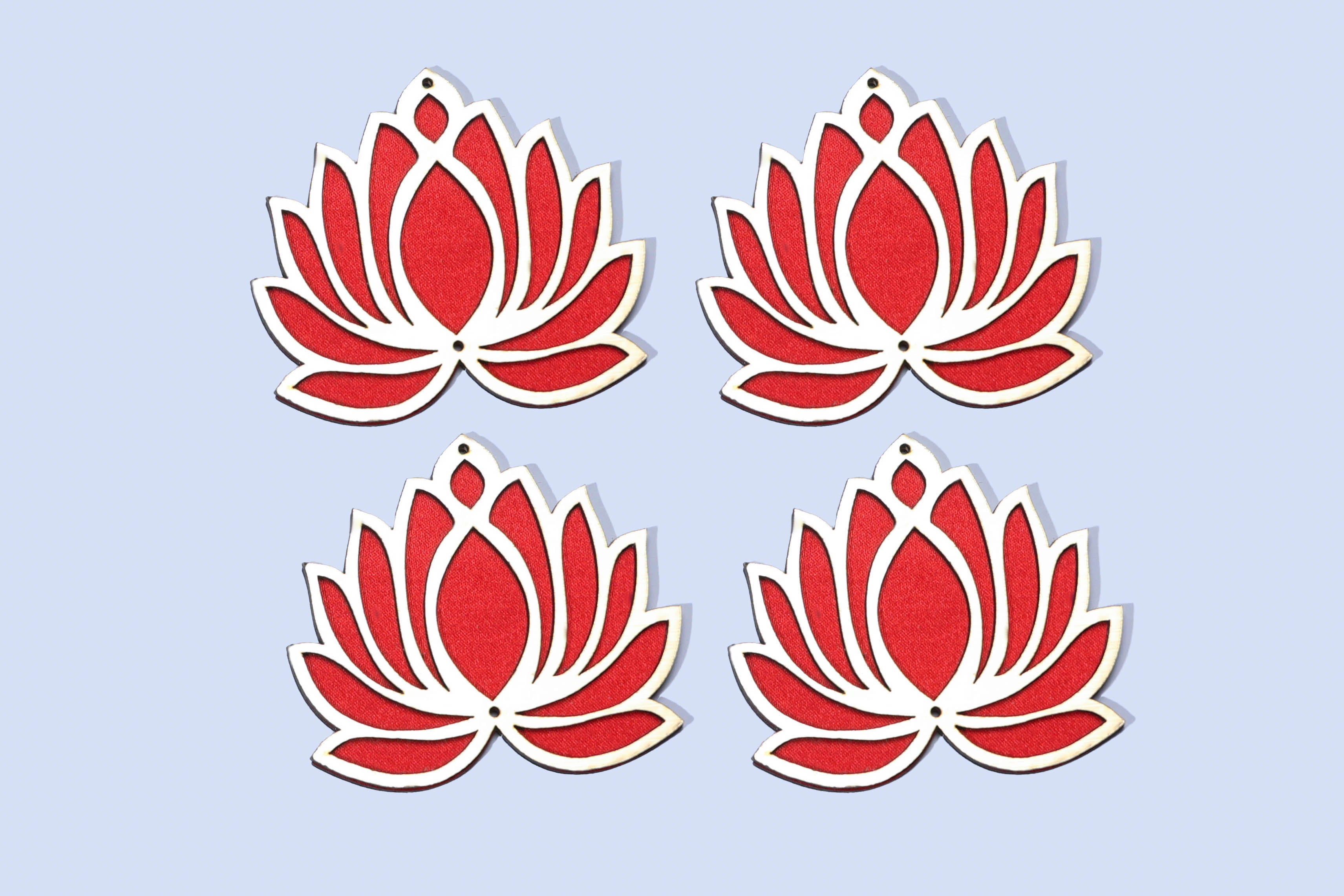 Lotus Cut-out With Golden Acrylic Hanging for Decor - Artsplash Store ...